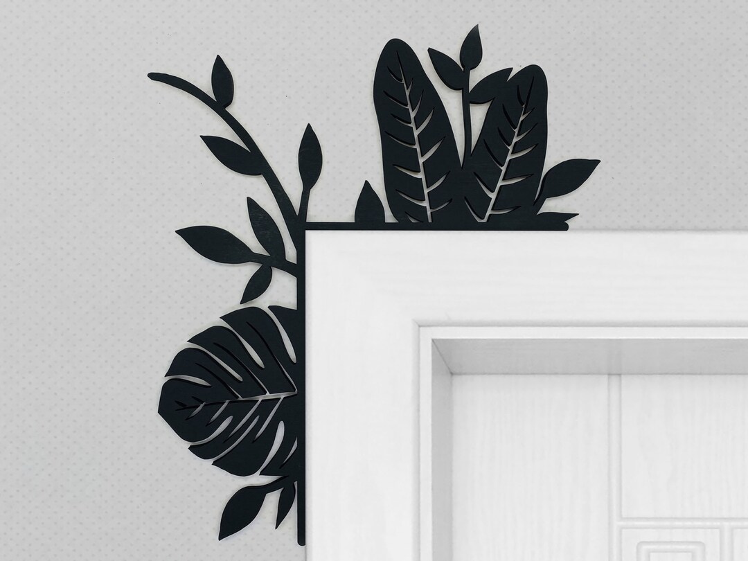 Floral Window and Door Corner Accent / Trim Corner Decoration (set of 2 ...