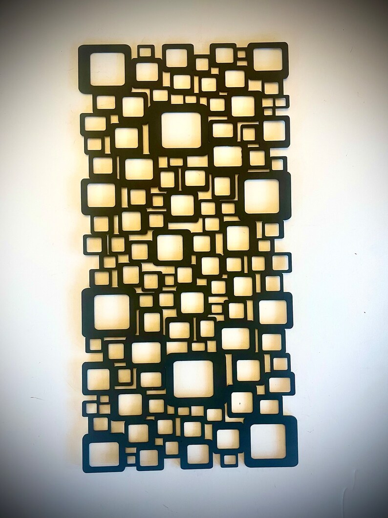 Boho Modern Geometric Shapes Triangles Squares Circles Wood - Etsy