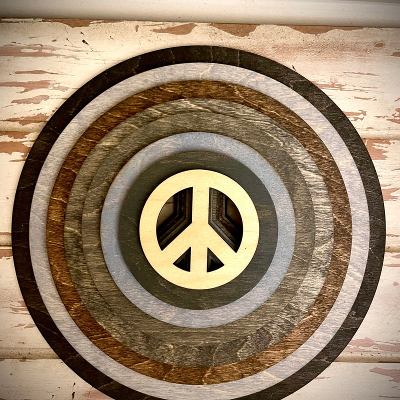 Hanging Peace Sign - Etsy
