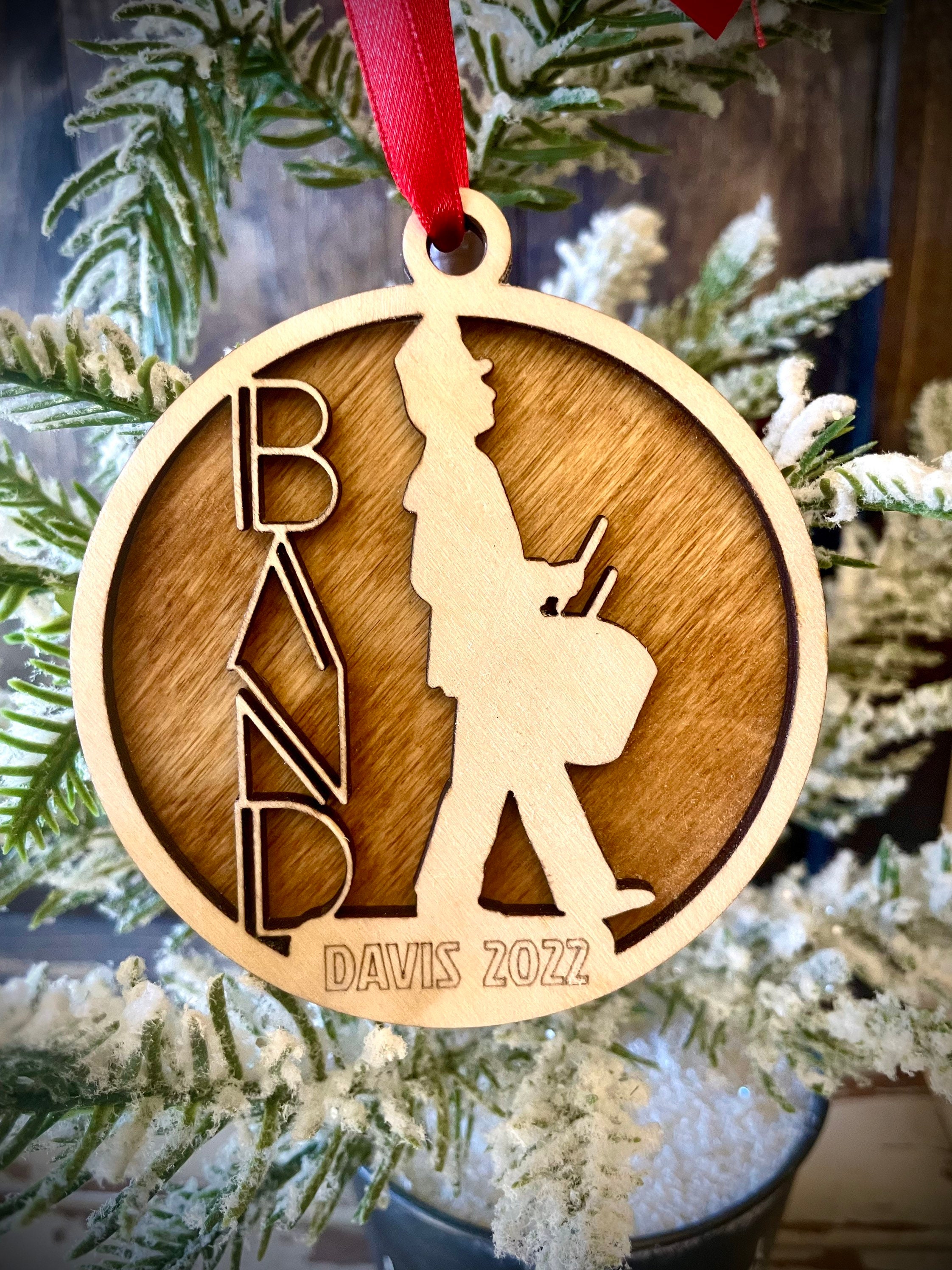 Marching Band Snare Drum Player 2-layer Personalized Laser Cut - Etsy