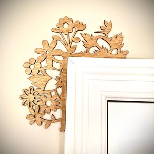 Floral Window and Door Corner Accent / Trim Corner Decoration (set of 2 ...