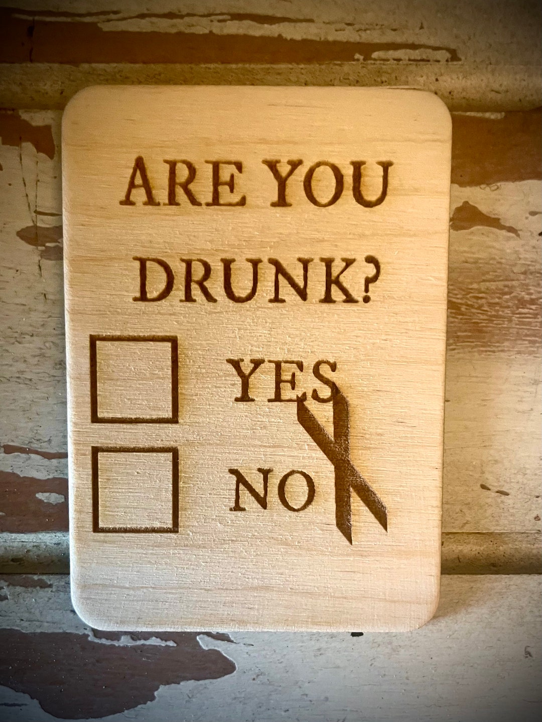 Funny Kitchen / Fridge Magnet - Are You Drunk? Yes? No? - Etsy