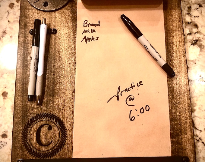 Rustic Farmhouse Decorative Memo Board and Note Pad - Etsy