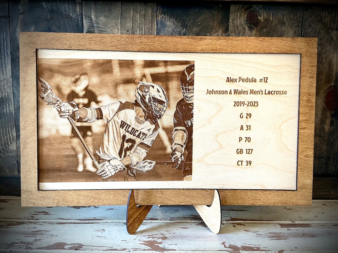 Sports Team Individual or Group Photo Poster on Wood. Engraved and ...