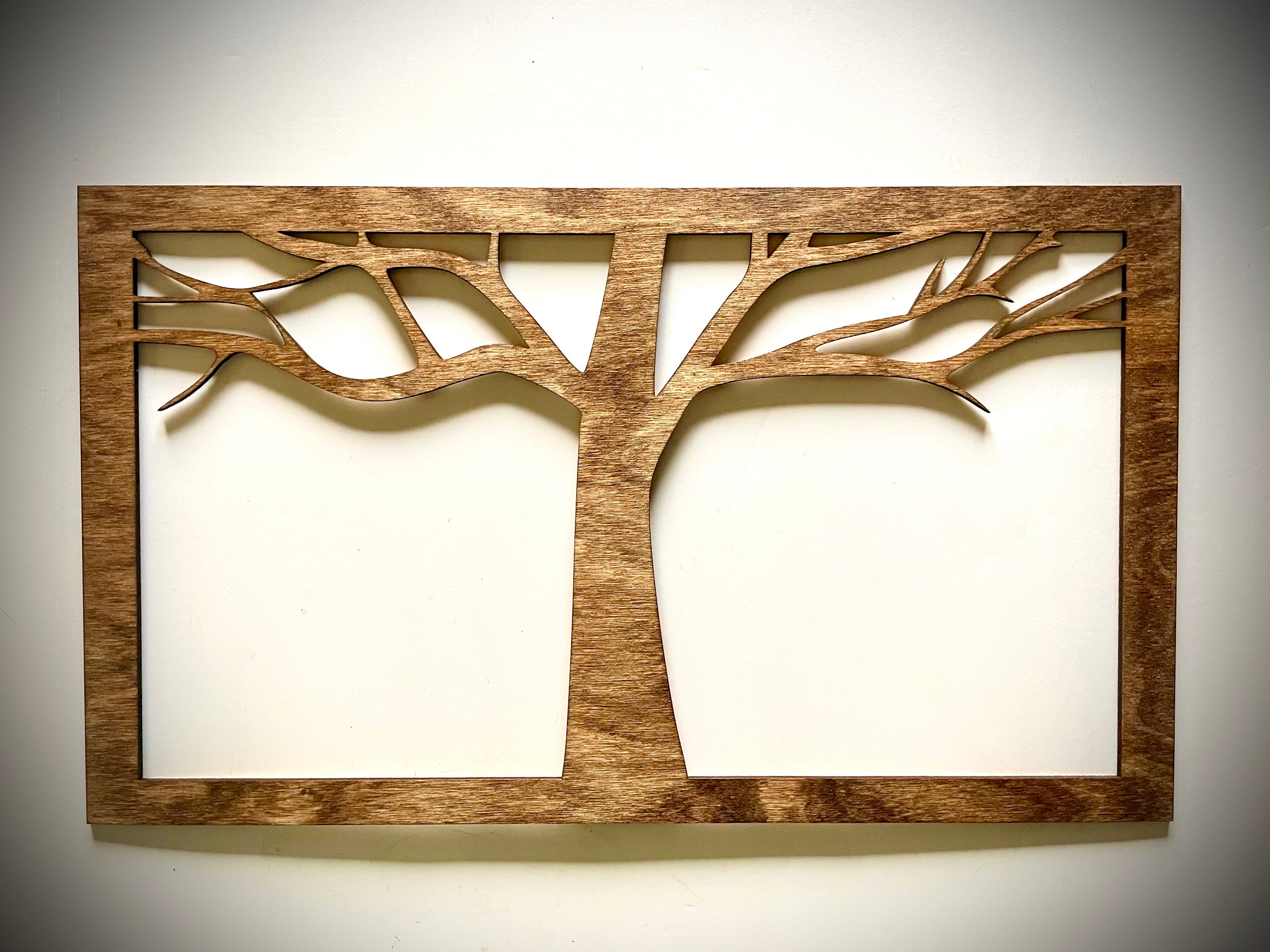 Tree Wall Art, 3 Horizontal Orientation Intricate Panels in Multiple ...
