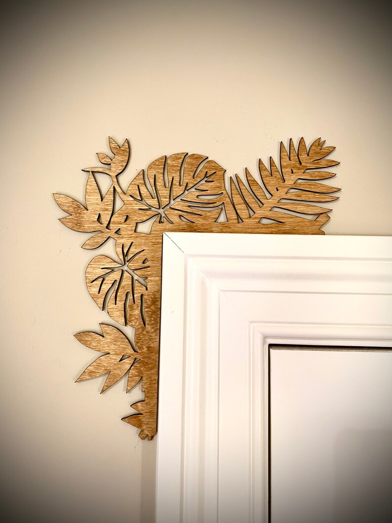 Floral Window and Door Corner Accent / Trim Decoration (set of 2 ...