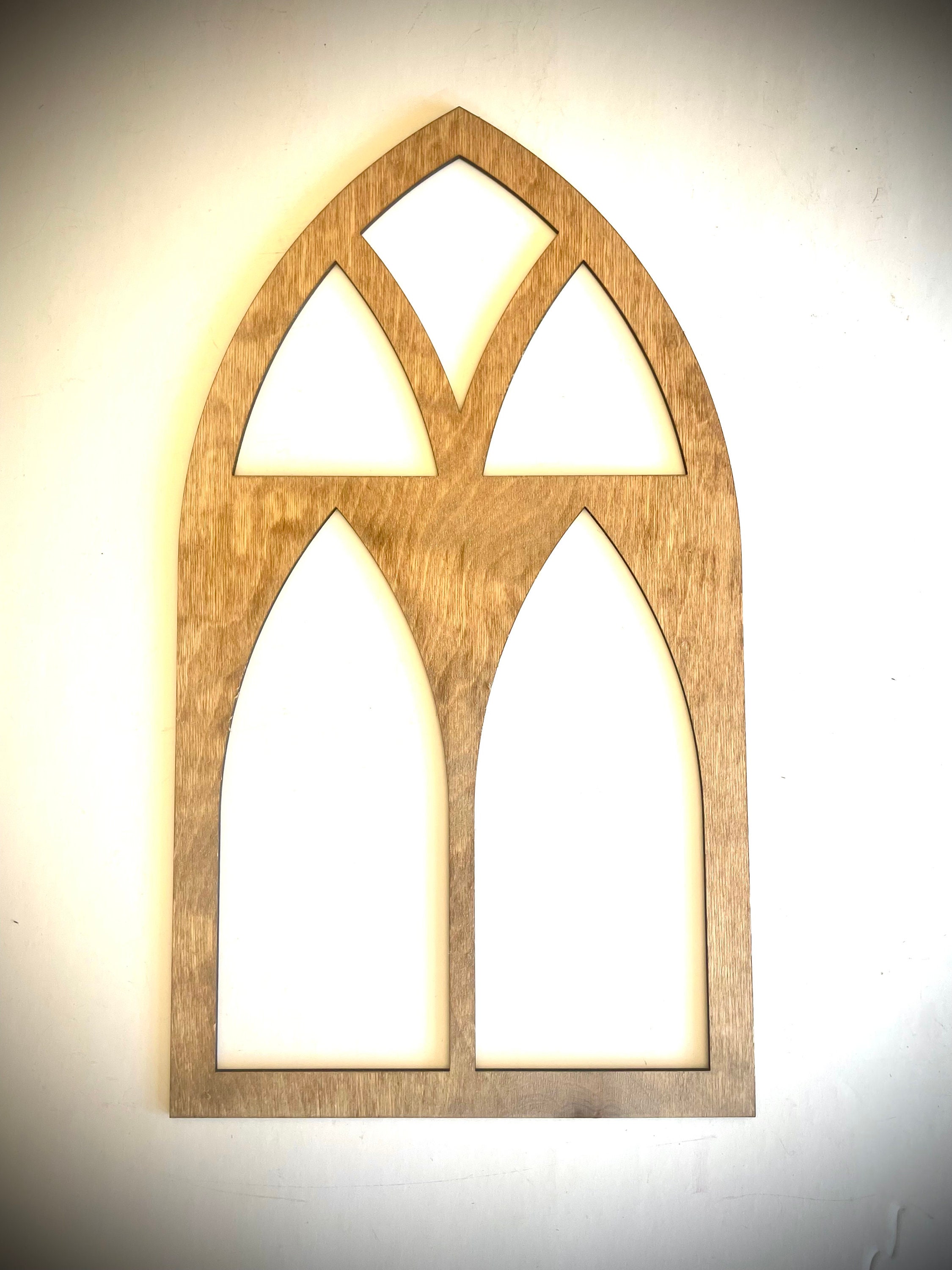 Gothic Cathedral Windows Mandala Wall Art 3 Panel Available - Etsy