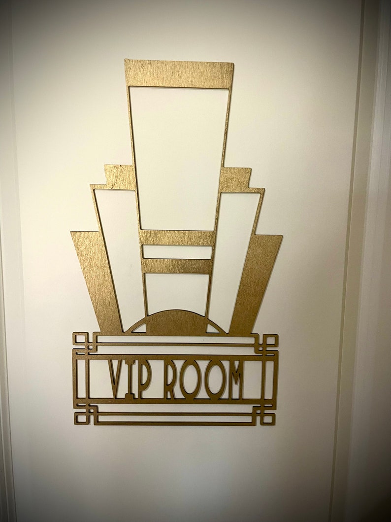 Boho Modern Frank Lloyd Wright-inspired Art Deco Gatsby Marquee VIP ...