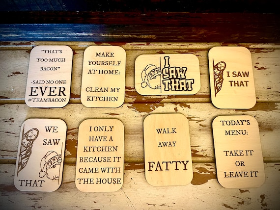 Funny Kitchen Magnet Work Made Us Coworkers but Our Potty Mouths and Inappropriate Conversations Made Us Friends Etsy