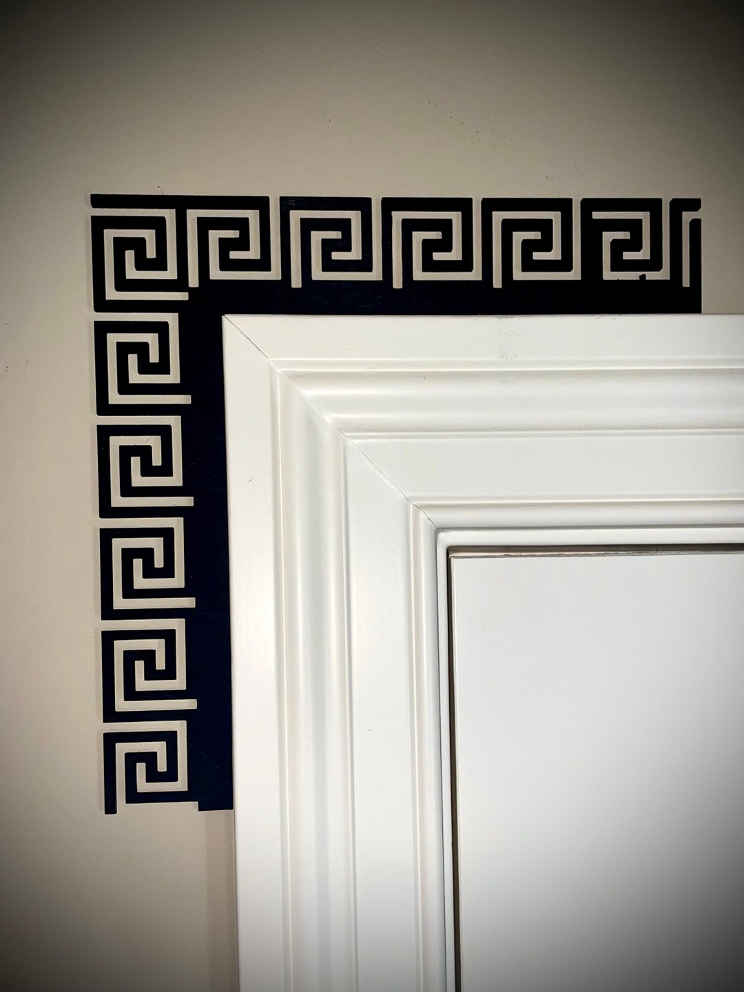 Greek Key Small Pattern Window and Door Corner Accent / Trim Corner ...