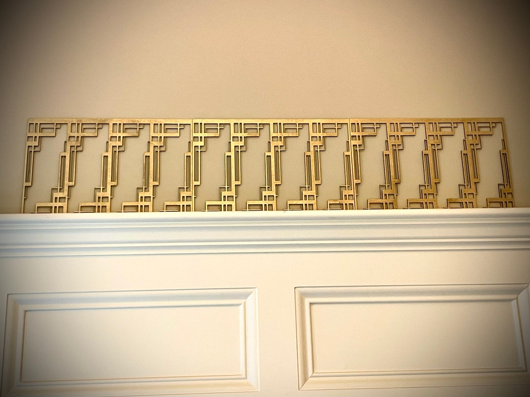 3 Piece Frank Lloyd Wright Inspired Door or Window Transom Accent ...