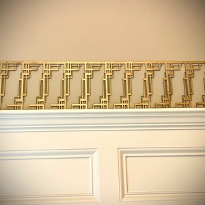 3 Piece Frank Lloyd Wright Inspired Door or Window Transom Accent ...