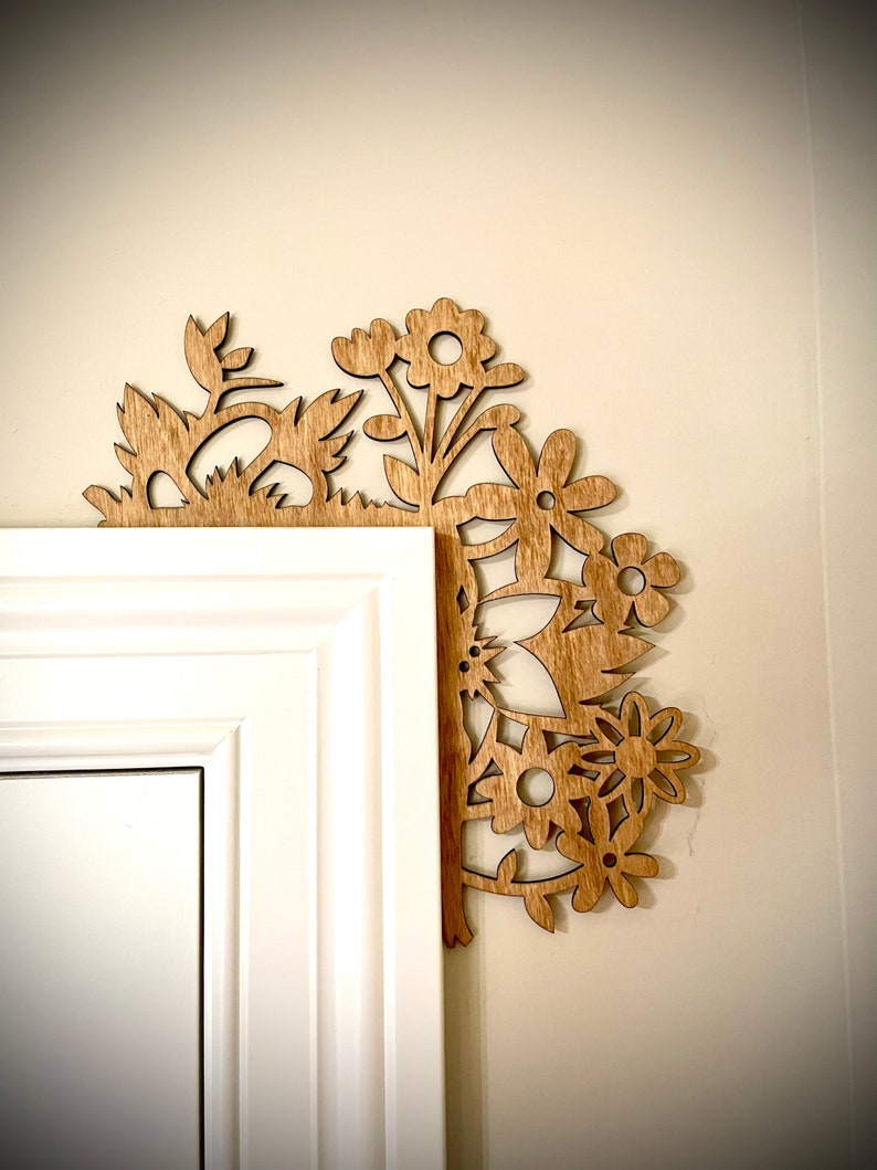 Floral Window and Door Corner Accent / Trim Corner Decoration - Etsy