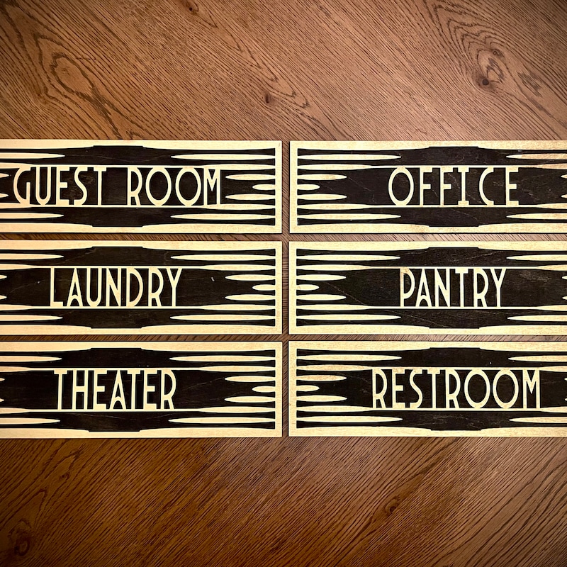 Art Deco Sign - Etsy