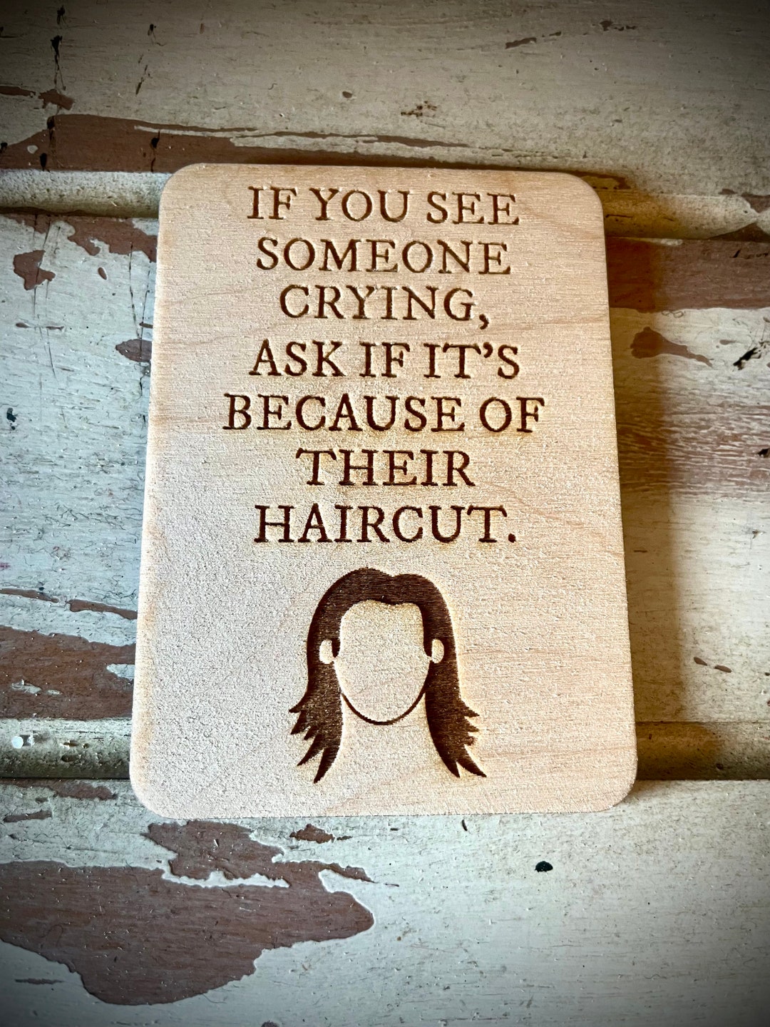 Funny Kitchen / Fridge Magnet - If You See Someone Crying, Ask If It's ...