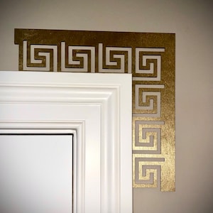 Greek Key Medium Pattern Window and Door Corner Accent / Trim Corner ...
