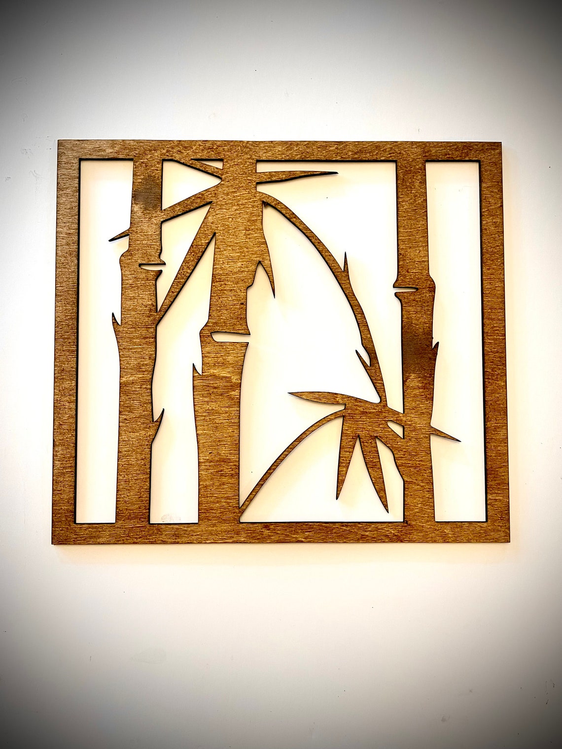 Boho Bamboo Wall Art, 3 Panel Available in Multiple Sizes and Finishes ...