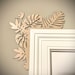 Floral Window and Door Corner Accent / Trim Corner Decoration (set of 2 ...