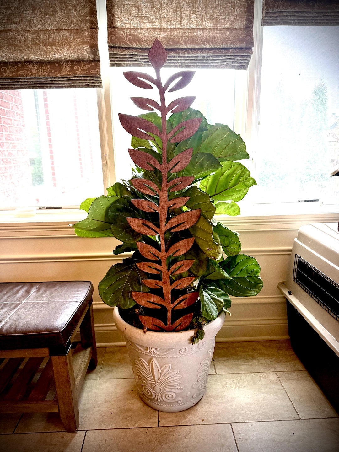 COLOSSAL 47" OR 29" Indoor Boho Plant Trellis-leafy Vine Available in ...