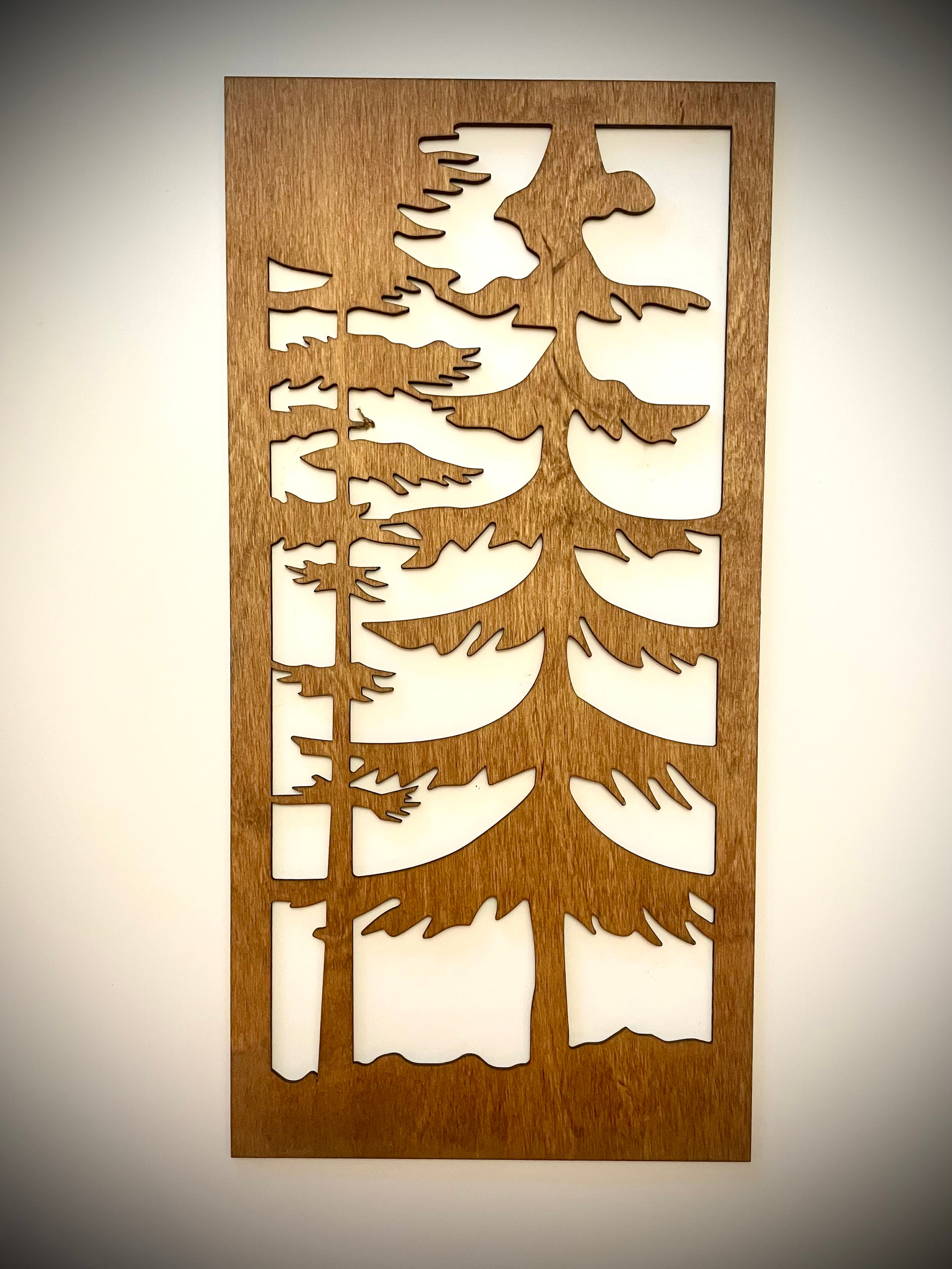 Pine Tree Forest Wall Art, 3 Panel Available in Multiple Sizes and ...