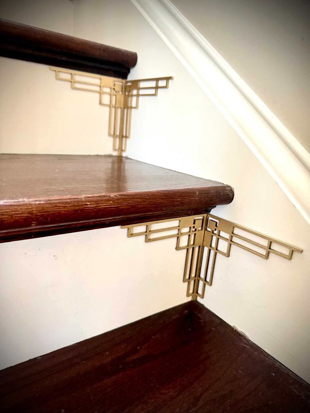 Orbit-frank Lloyd Wright-inspired Art Deco Staircase Corner Accents ...