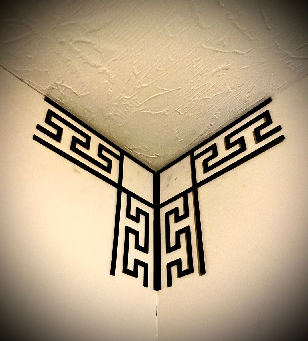 Greek Key Large Pattern Inside Corner Accent / Trim Corner Decoration ...