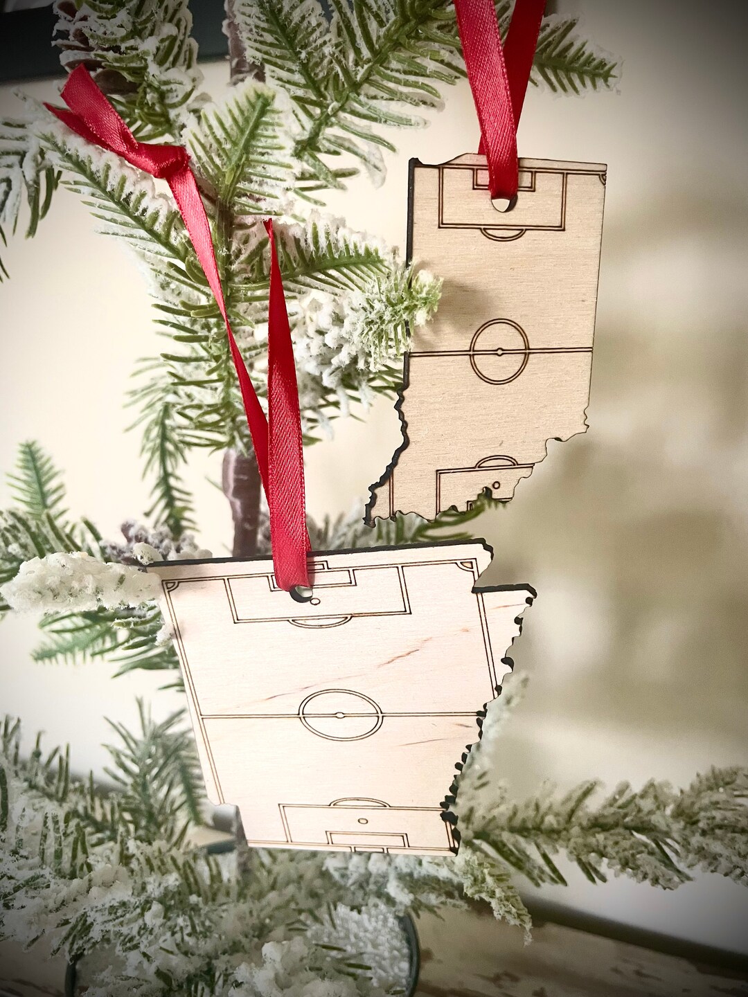 Soccer Ornament/gift Tag - Soccer State. Great Soccer Gift or Coach ...