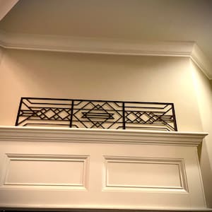 3 Piece Door or Window Transom Accent / Embellishment in Natural or 11 ...