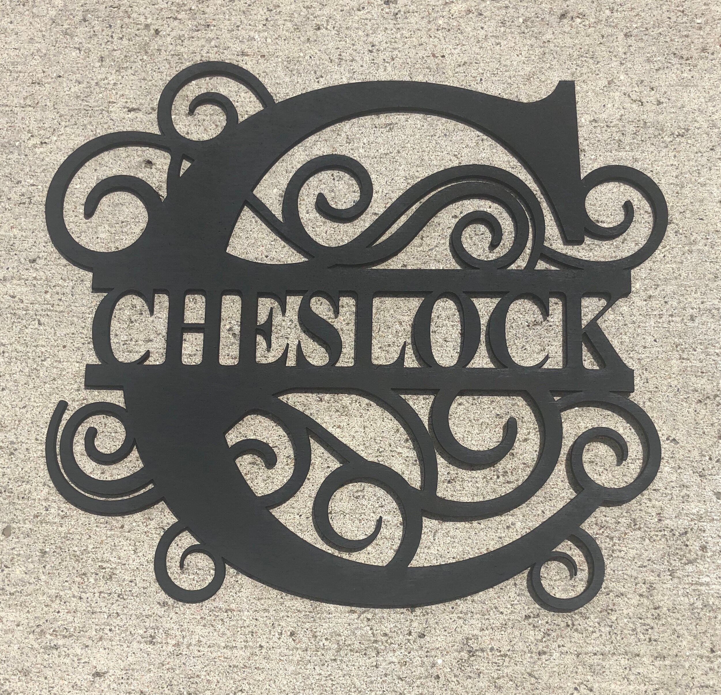 Monogram with Name Custom Name Monogram Initial monogram | Etsy