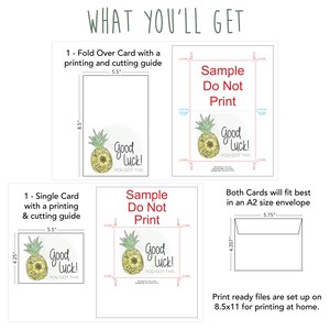 Good Luck Pineapple Card IVF Well Wishes Card IVF Good - Etsy