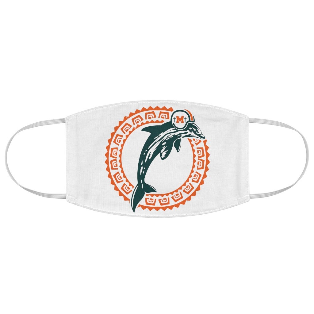 Dolphins Throwback Mask, Tua Mask, Miami Throwback Hat - Etsy España