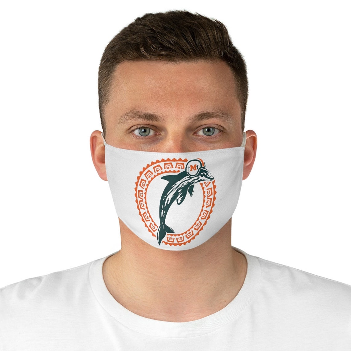 Dolphins Throwback Mask, Tua Mask, Miami Throwback Hat - Etsy