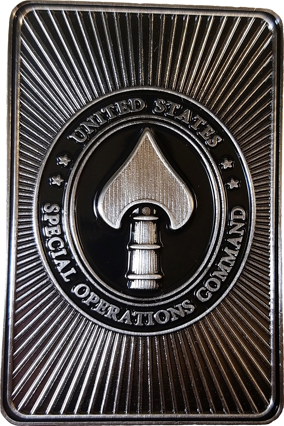 US Special Operations Command "ace of Spades" Commemorative Challenge ...
