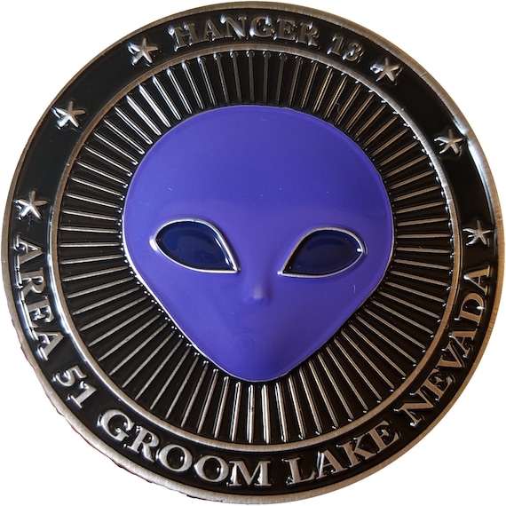 Area 51 Alien Challenge Coin Welcome to Dreamland 25 - Etsy