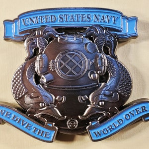 US Navy First Class Diver Commemorative Challenge Coin 127 - Etsy