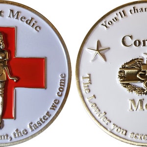 US Army Combat Medic Challenge Coin 2" 23 - Etsy