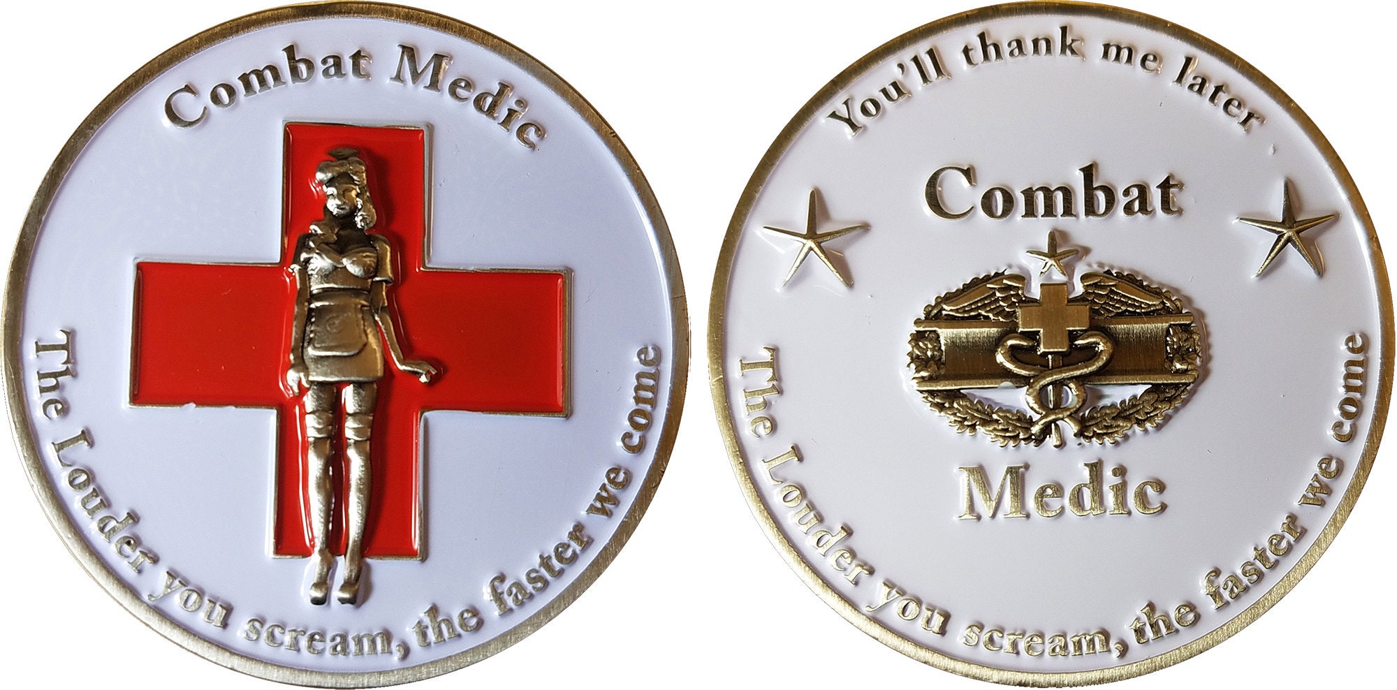 US Army Combat Medic Challenge Coin 2 23 - Etsy