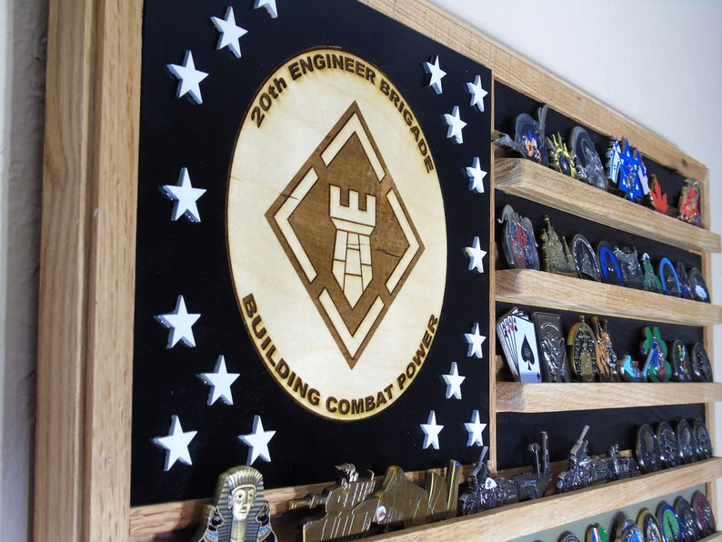 20th Engineer Brigade US Army Challenge Coin Display Holder - Etsy