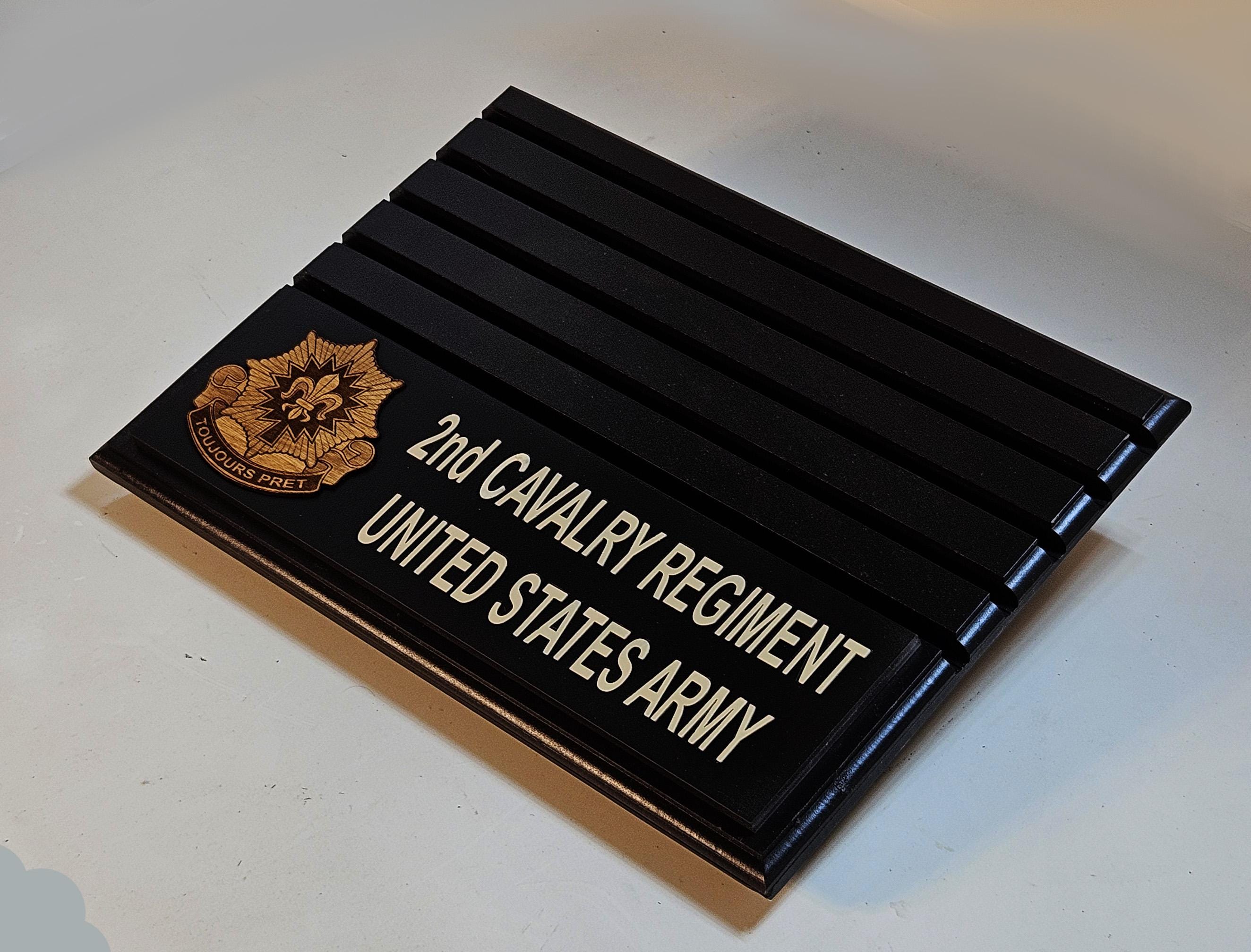 2nd Cavalry Regiment Challenge Coin Display: US Army Veteran Gift - Etsy