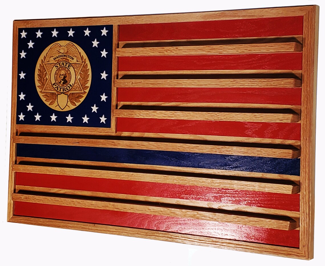 Washington State Trooper State Police Challenge Coin Display - Etsy