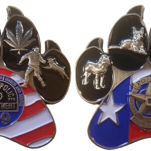 Dallas Texas Police Department K-9 Challenge Coin 2" 71 - Etsy