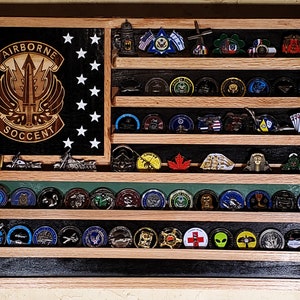 US Special Operations Command-central SOCCENT Challenge Coins Display ...