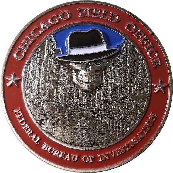 FBI Chicago Field Office Commemorative Challenge Coin 52 - Etsy