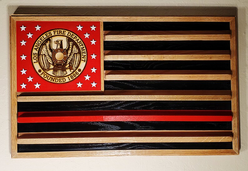 Los Angeles California Fire Department Challenge Coin Display | Etsy