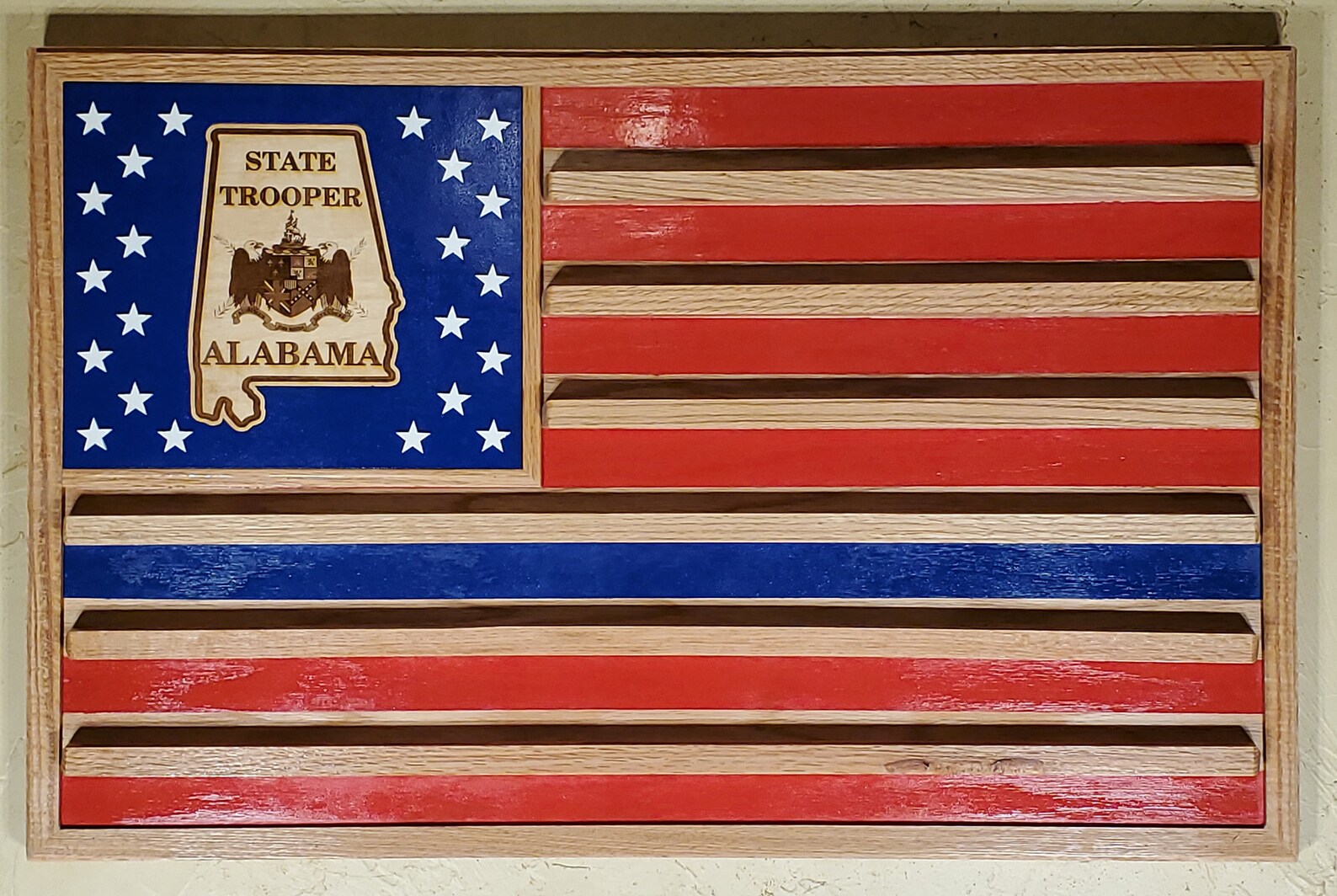 Alabama State Police Door Seal Challenge Coin Display 36 X 20 | Etsy