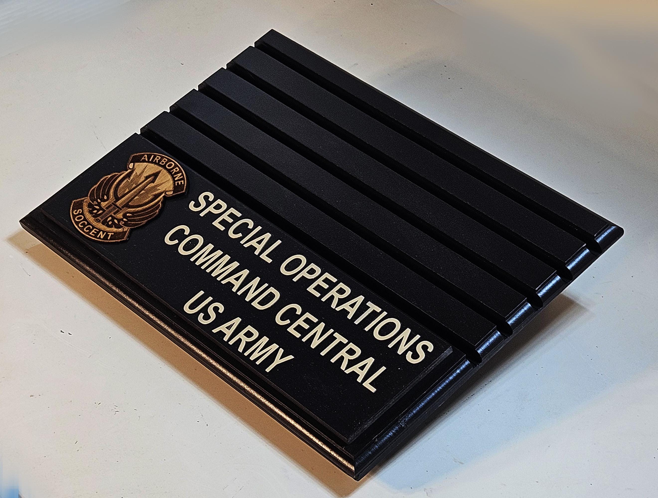 US Army SOCCENT Challenge Coin Display - Holds 30 Coins - Etsy