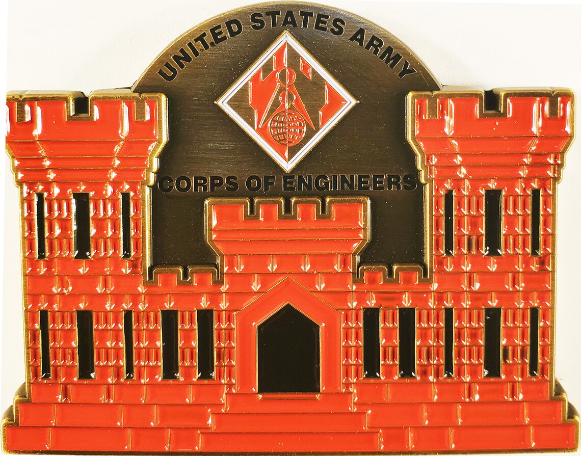US Army Corps of Engineers "essayons" Commemorative Challenge Coin 139 ...