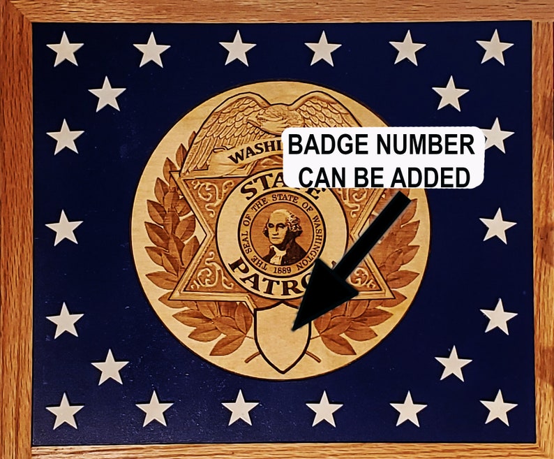 Washington State Trooper State Police Challenge Coin Display - Etsy