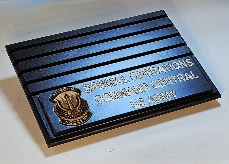 US Army SOCCENT Challenge Coin Display - Holds 30 Coins - Etsy