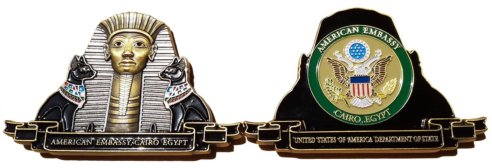US Embassy Cairo Egypt US State Department Commemorative Challenge Coin ...